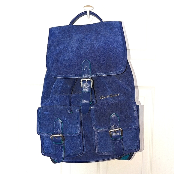 Robert Graham | Bags | Blue Suede Designer Robert Graham Large Durable ...